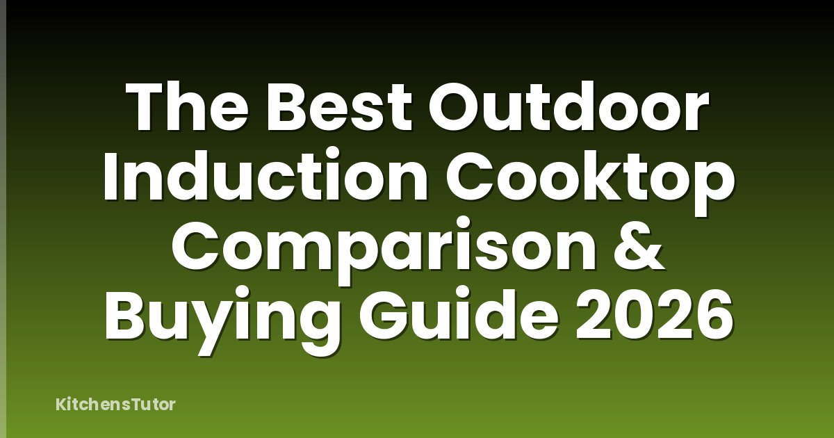 The Best Outdoor Induction Cooktop Comparison & Buying Guide 2026 ...